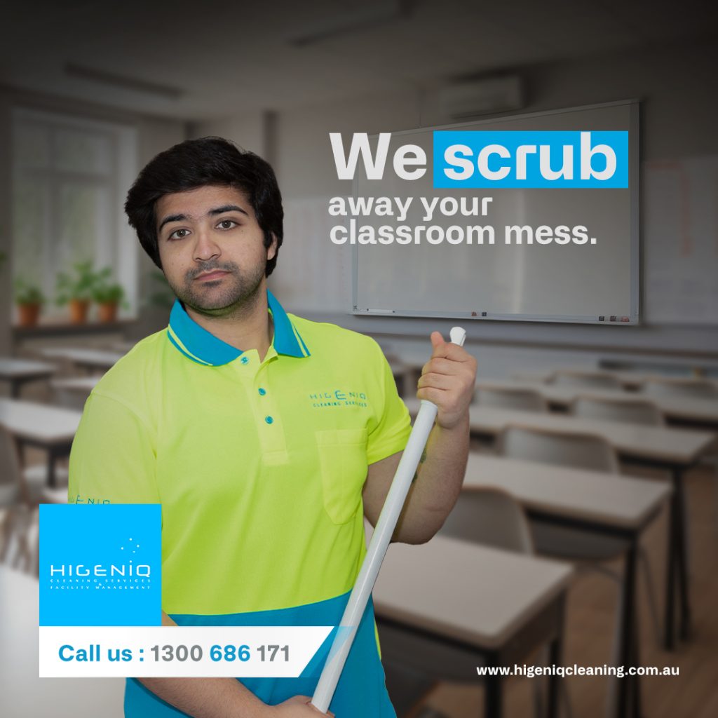 Higeniq’s Classroom Cleaning Services: Purging Germs, Nurturing Knowledge